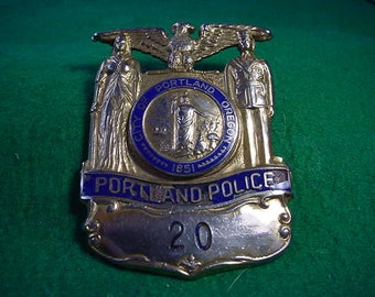 Police Badge Oregon - Etsy