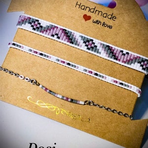 Handmade Bracelets With Miyuki Beads. Handmade Jewelry. Set of ...