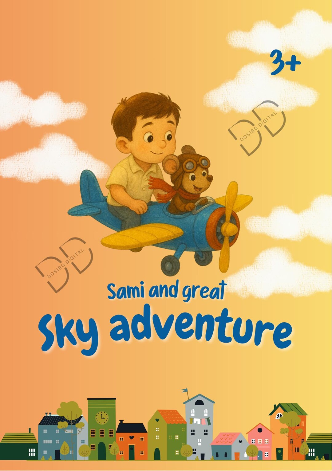 My First Airplane Activity Book for Toddlers. Printable Kids Story Whit ...