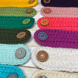 Crochet Ear Savers (set of 2) | Mask Mates | Comfort Bands | Ear ...