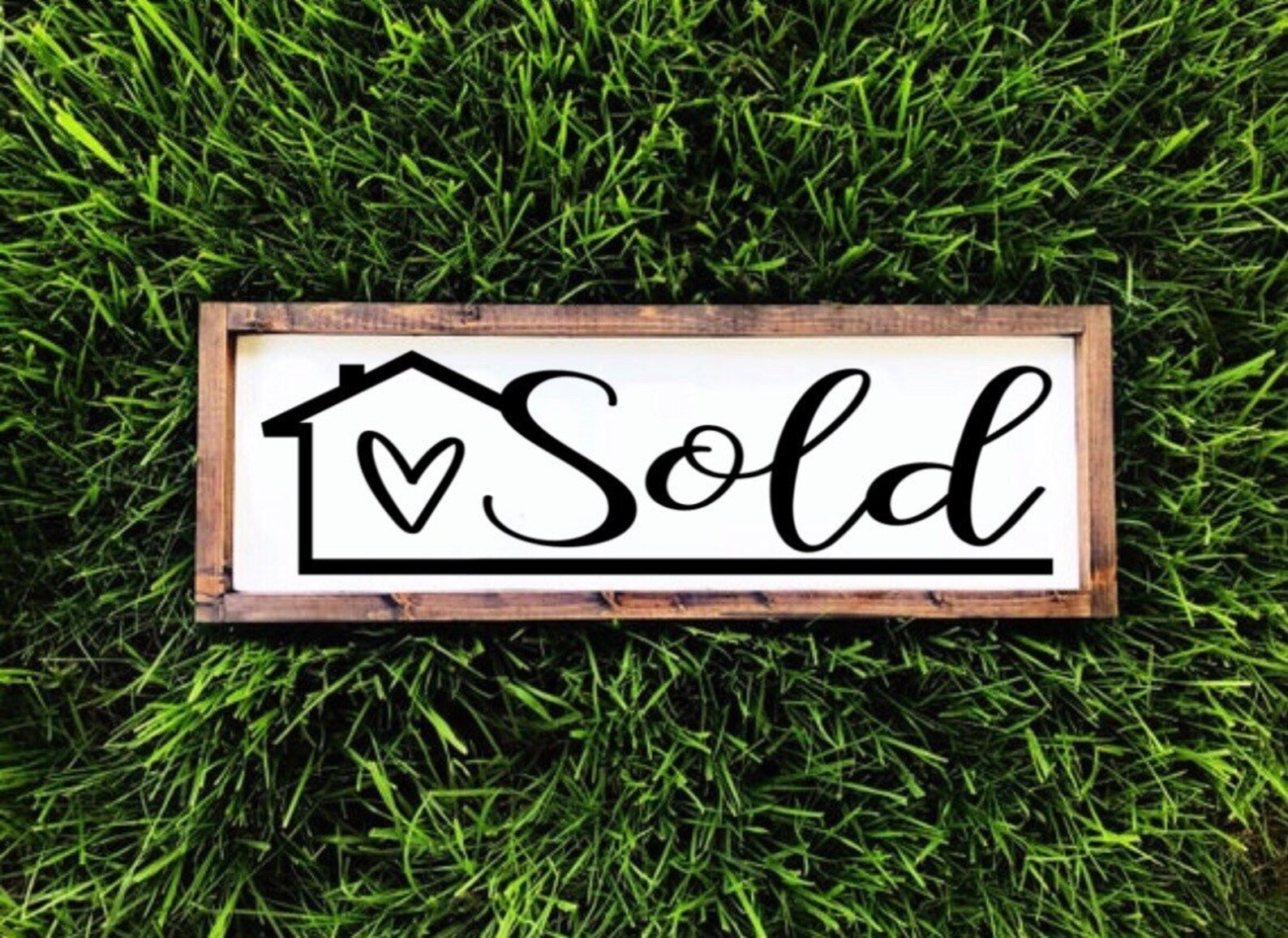 Sold sign realtor sold sign sold sign for realtor wood | Etsy