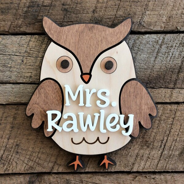 Owl Door Hanger - Etsy