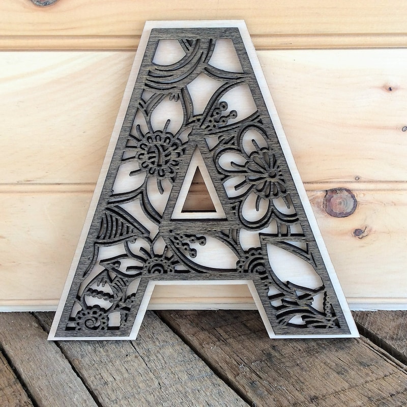 Wooden Wall Letters - Etsy
