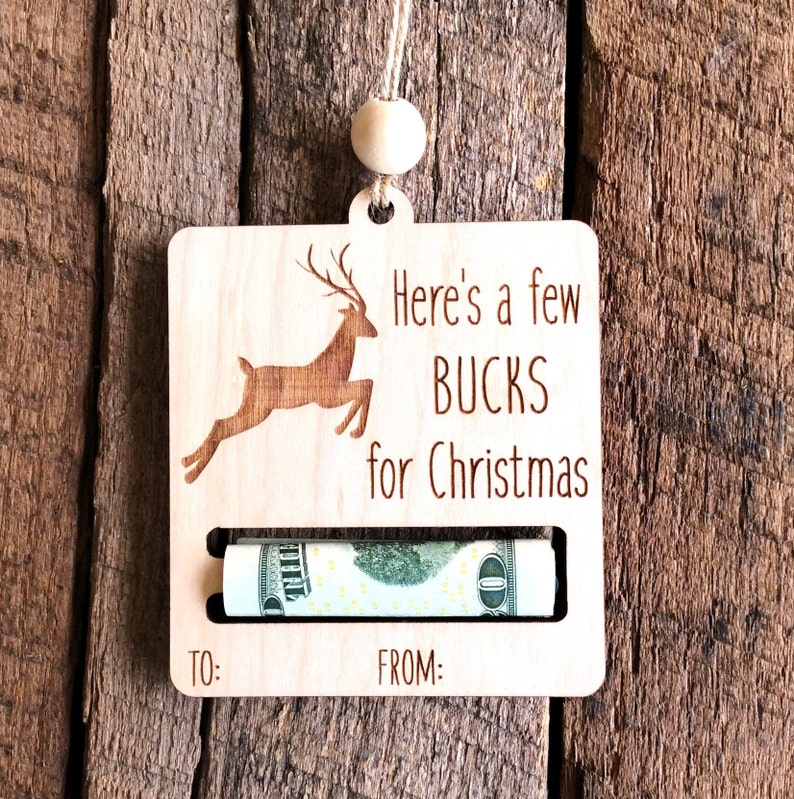 Reindeer Money Holder Christmas Ornament, Cash Gift Stocking Stuffer - Etsy