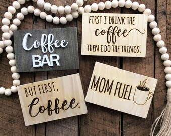 Small Coffee Bar Sign - Etsy