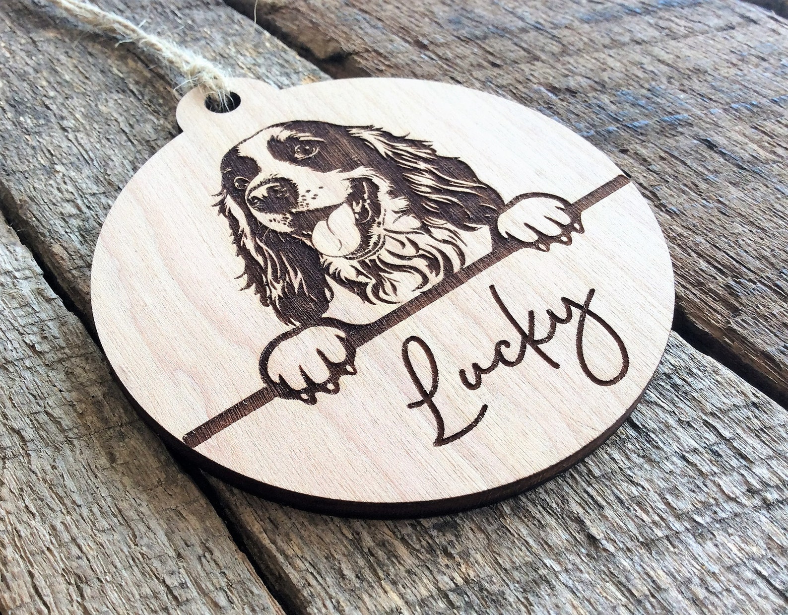Cocker Spaniel Ornament, Personalized Dog Memorial Gift - Etsy