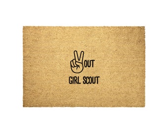 Peace Out Girl Scout - Etsy