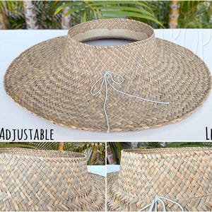 Wide Brim Crownless Pāpale // "kailua" Style // Adult Sizes XS - L ...