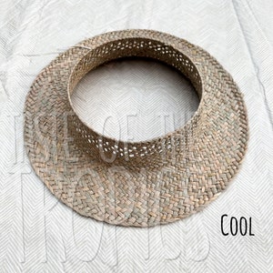 Puka Weave Small Brim Crownless Pāpale // haleiwa Style // Adult Sizes ...