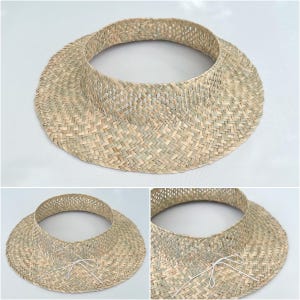 Puka Weave Small Brim Crownless Pāpale // "haleiwa" Style // Adult ...