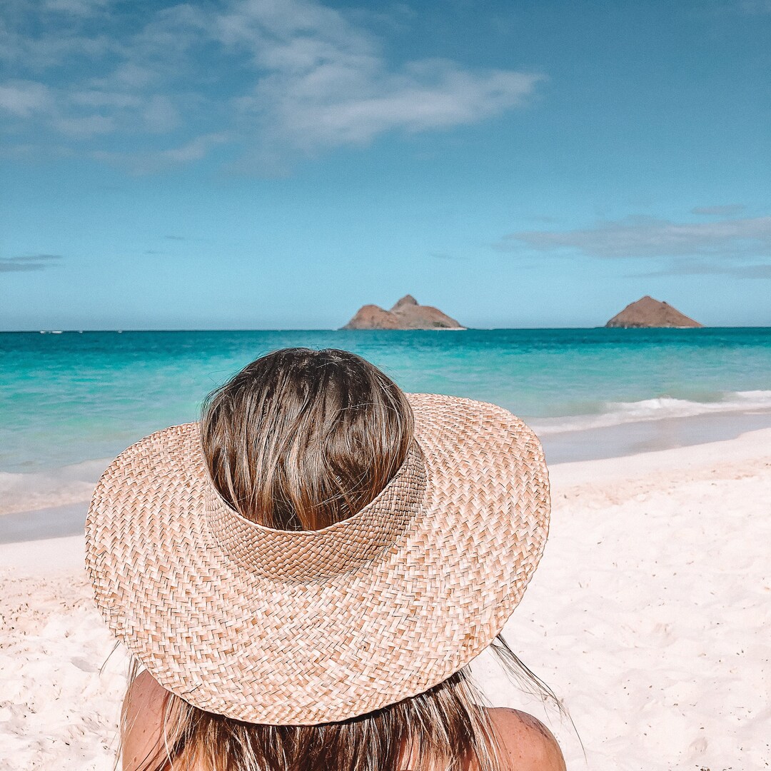 Wide Brim Crownless Pāpale // kailua Style // Adult Sizes XS L ...