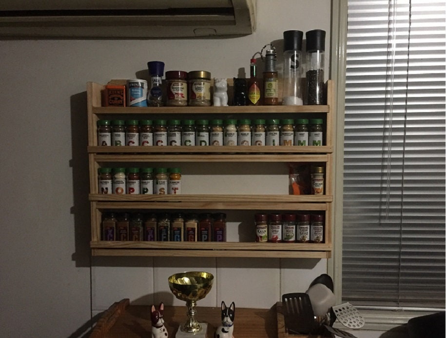 Large Spice Rack - Etsy Australia