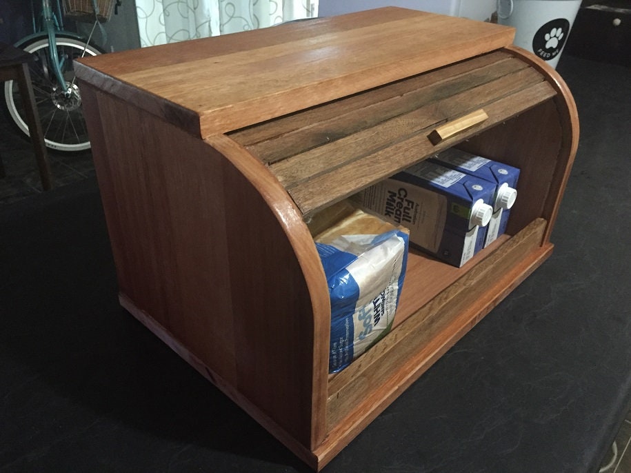 Large Roll Top Bread Box - Etsy Australia
