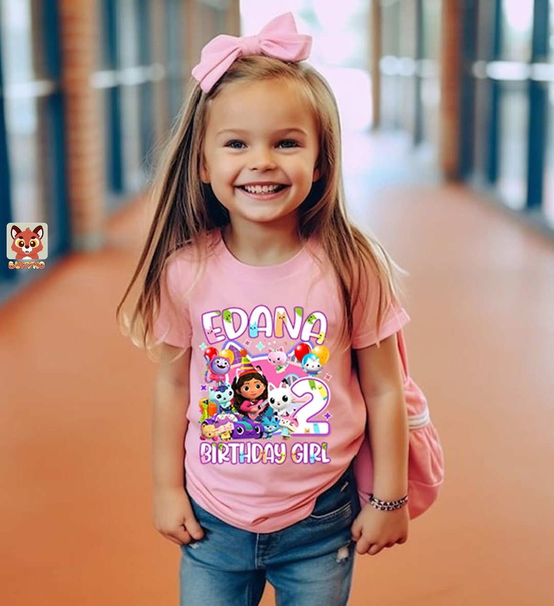 Personalized Gabby's Dollhouse Birthday Png, Gabby Birthday Party ...