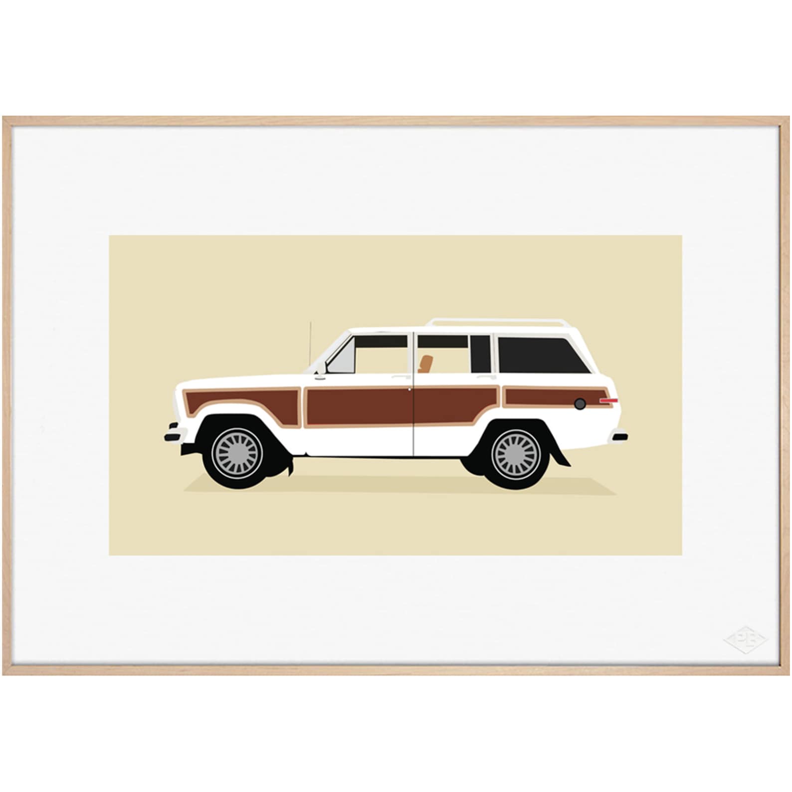 Jeep Grand Wagoneer Art print. Premiere Base | Etsy