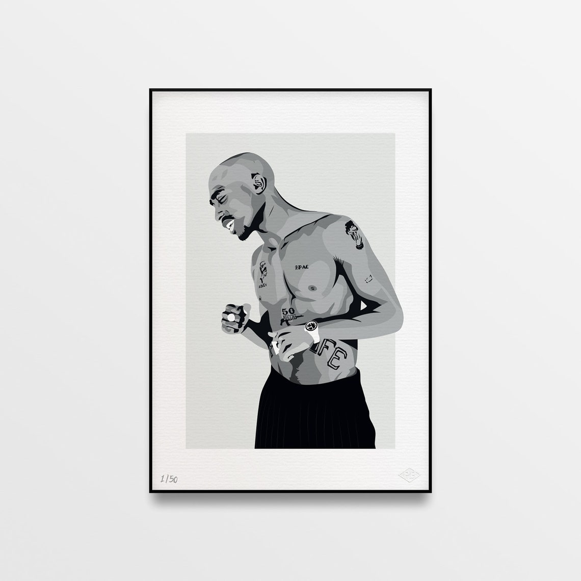 Tupac Shakur Poster Limited Edition Poster Illustration - Etsy