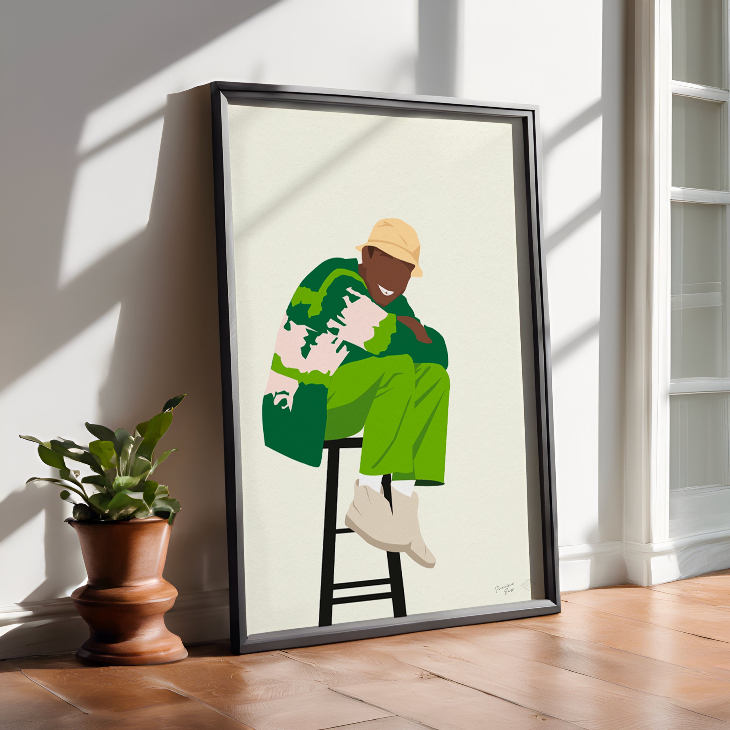 Art Print - Tyler the Creator Smile - Gift, Poster, Wall Art, Trendy ...