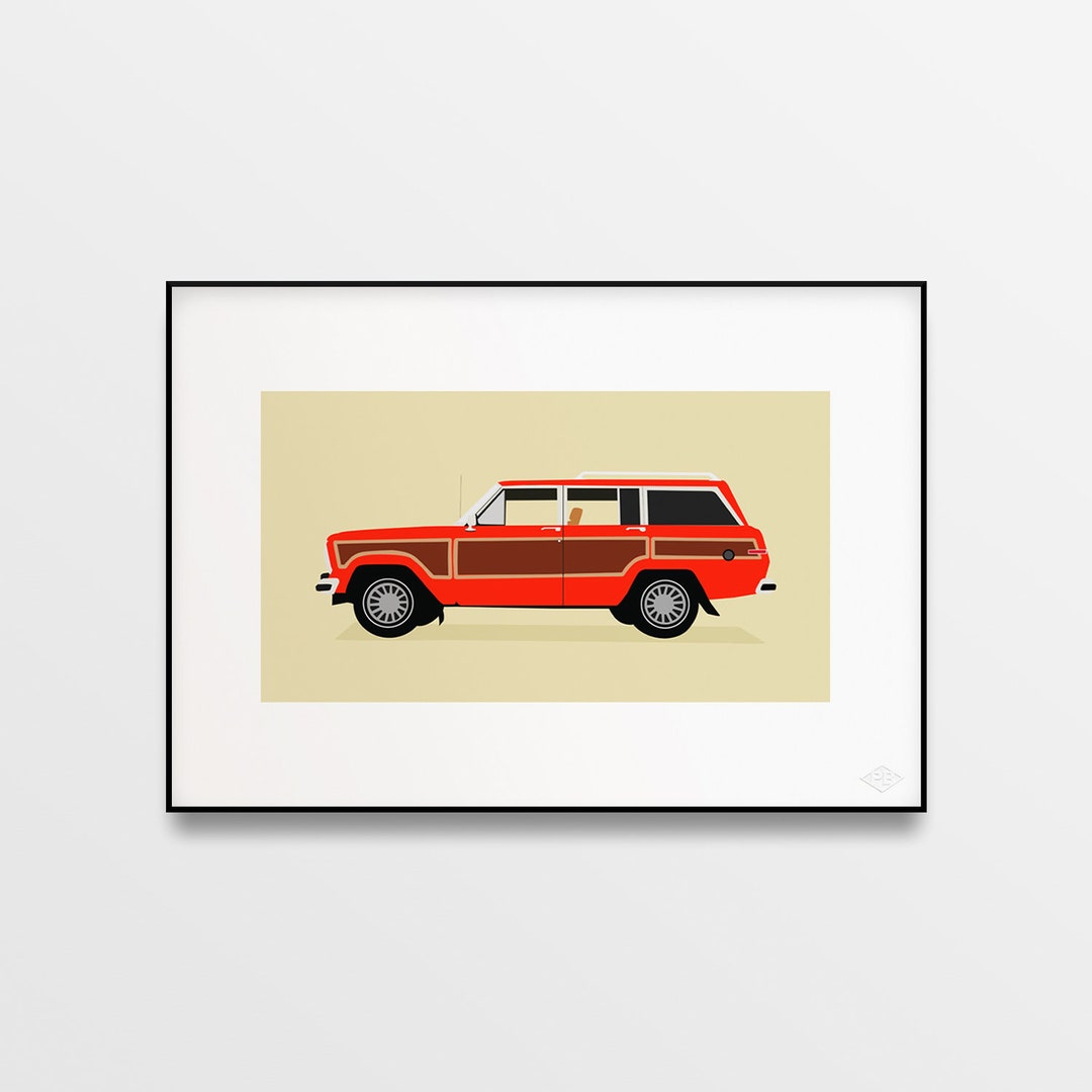 Jeep Grand Wagoneer Poster Red Edition Poster - Etsy