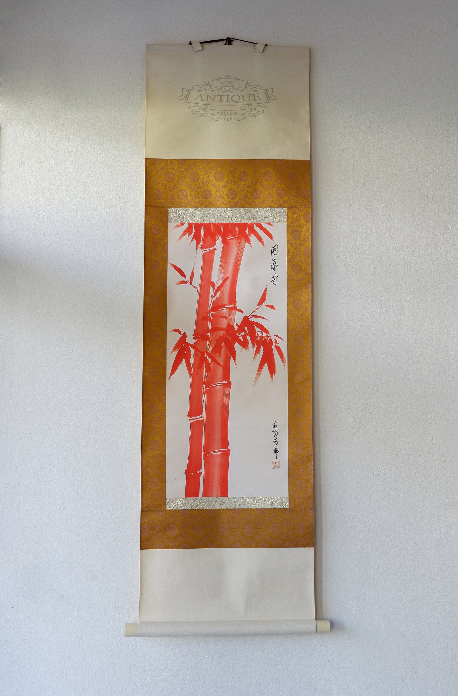 Japanese Hanging Scroll: Bamboo - Etsy