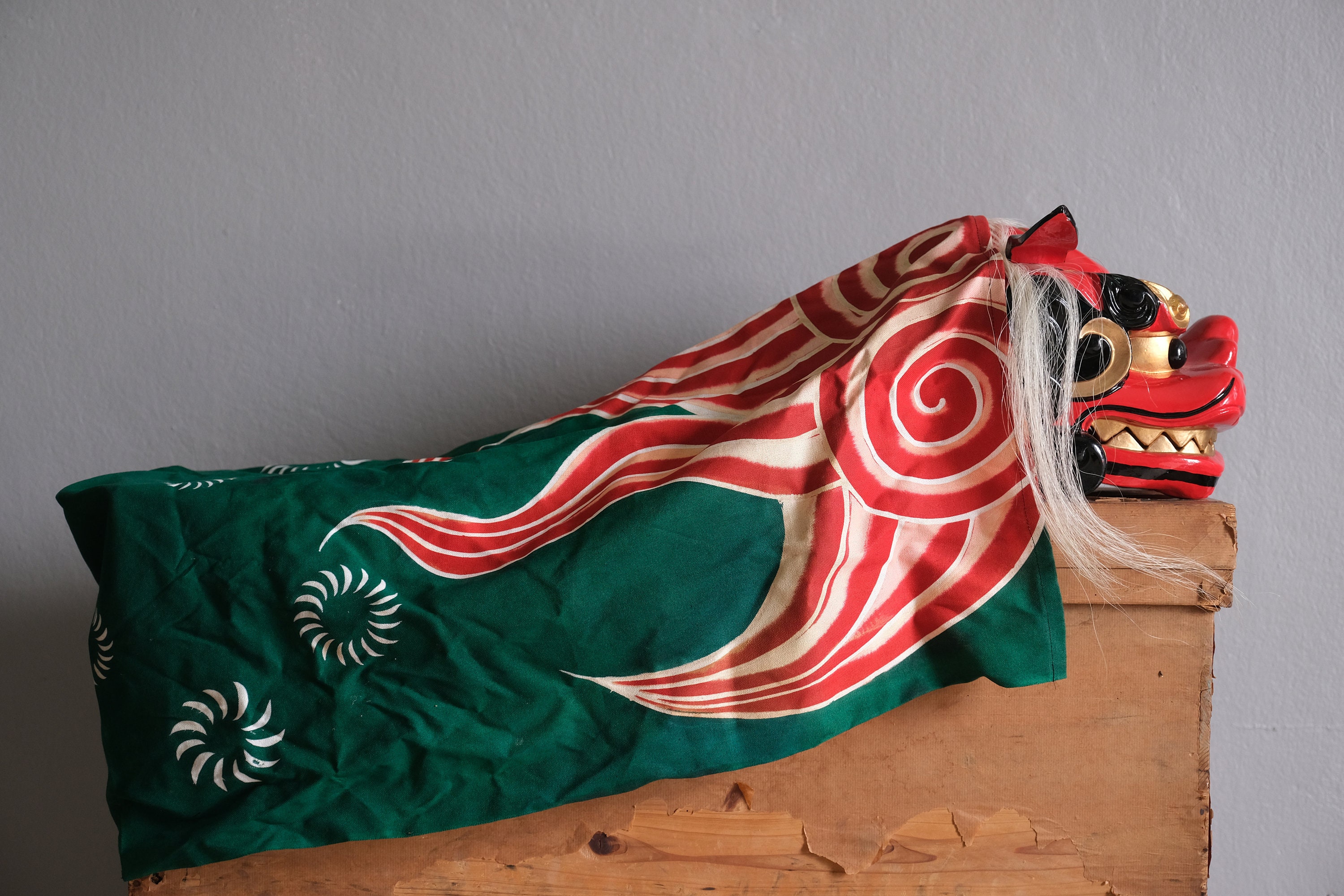 Vintage Japanese Shishimai Lion Dance Mask Authentic - Etsy