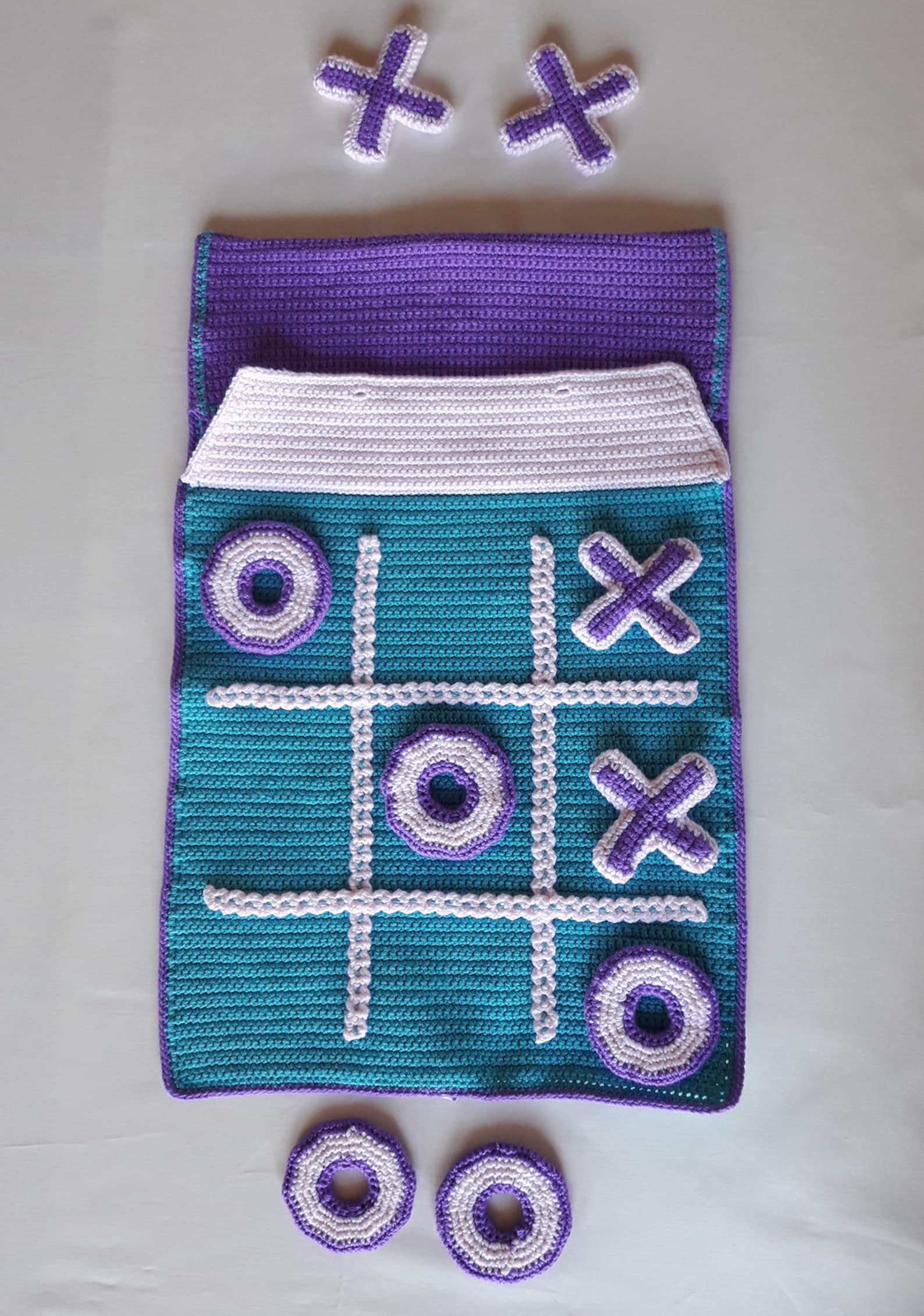Crochet Tic Tac Toe Game Pattern - Etsy