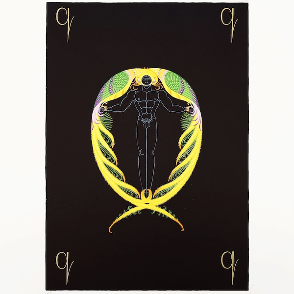 Erte Letter A - Etsy
