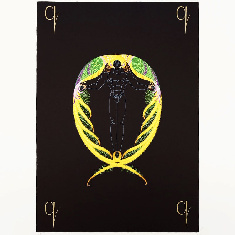 Erte Letter A - Etsy