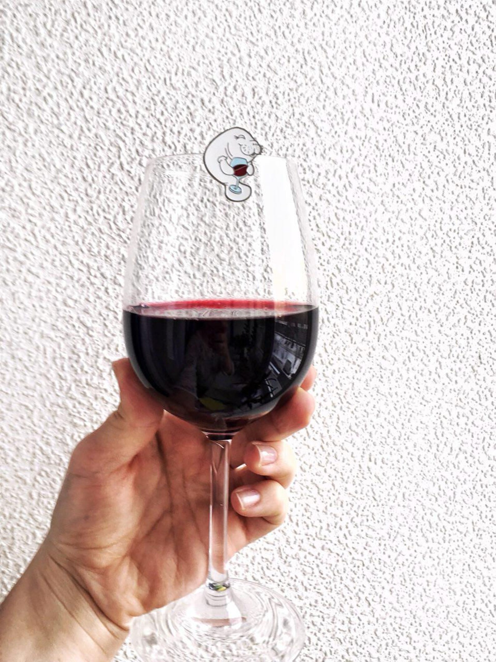 Wine Enamel Pin, Cute Seal, Gift for Friend, Wine Lover, Selfisolation ...