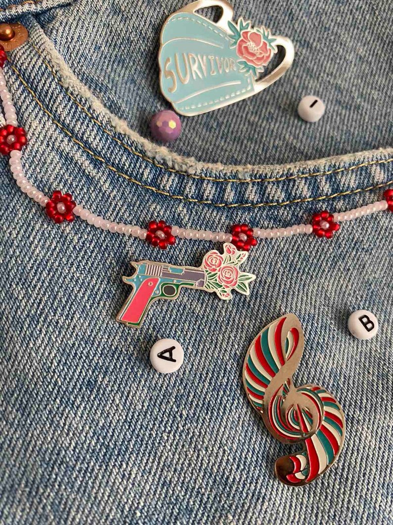 Treble Clef Enamel Pin Music Note Lapel Pin Badge G Clef | Etsy