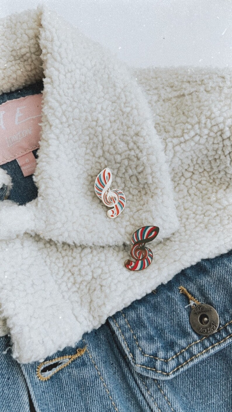 Treble Clef Enamel Pin, Music Note Lapel Pin Badge, G Clef Pin, Treble ...