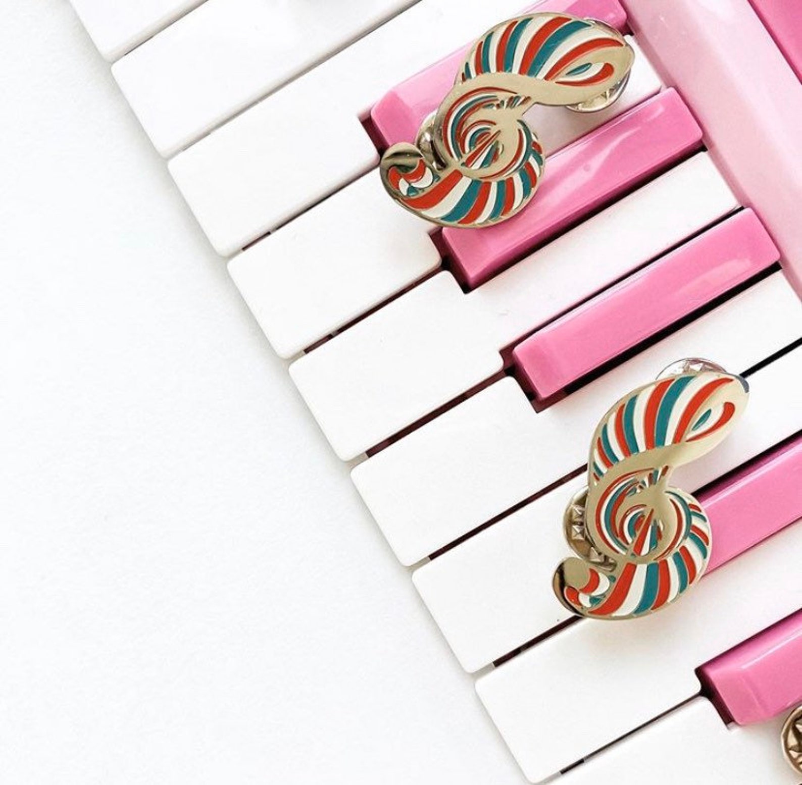 Treble Clef Enamel Pin Music Note Lapel Pin Badge G Clef - Etsy