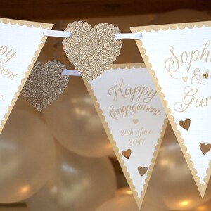 Nikkah Mubarak Bunting Banner - Personalised Handmade Nikah Garland ...