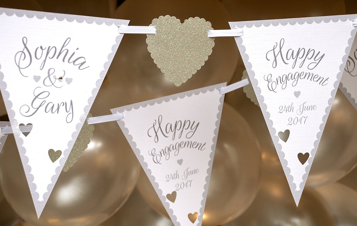Personalised Wedding Cupcake Flags - I Do - Mr and Mrs Heart Toppers ...