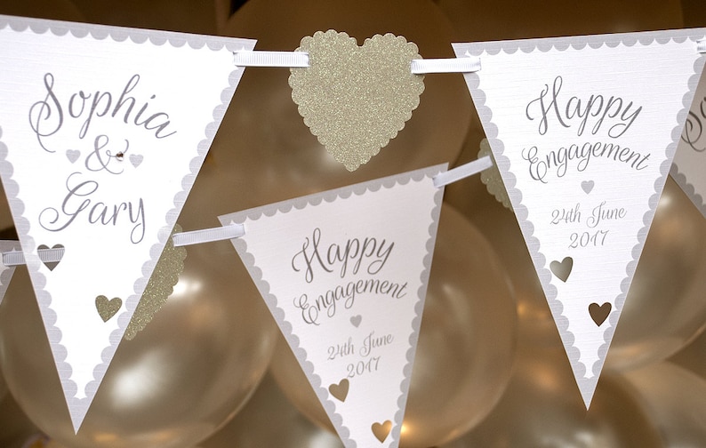 Personalised Wedding Cupcake Flags - I Do - Mr and Mrs Heart Toppers ...