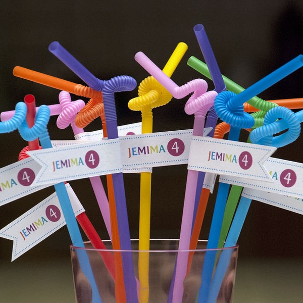 Bendy Straws - Etsy