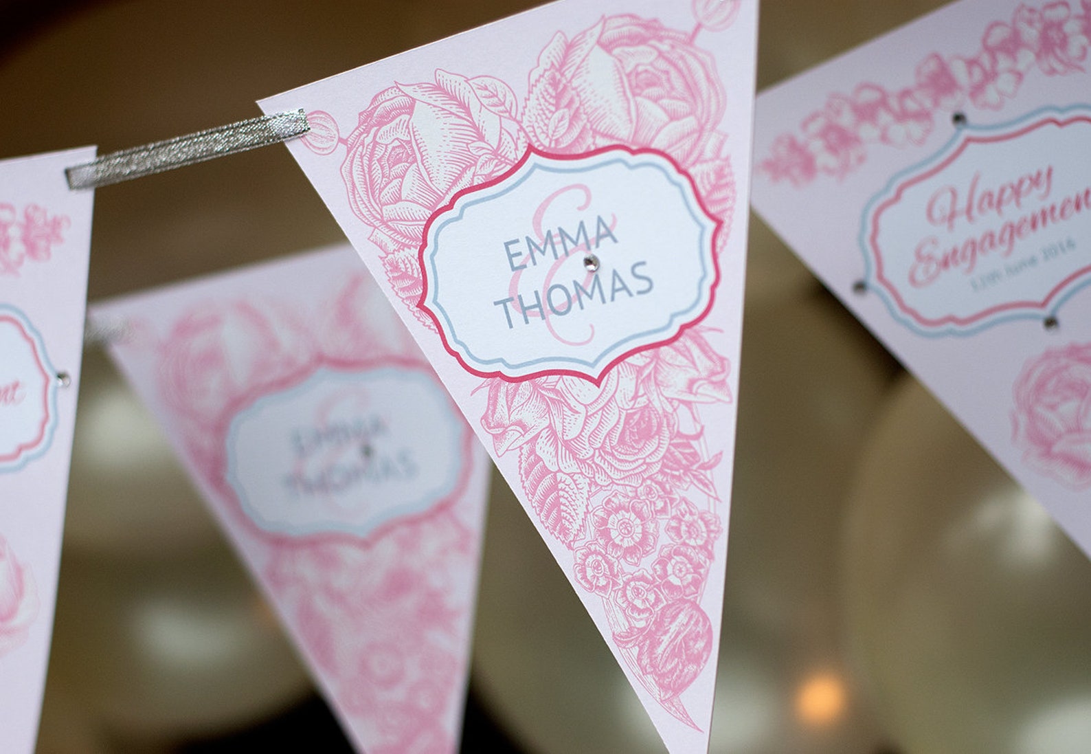 Nikkah Mubarak Bunting Banner Personalised Handmade Nikah Garland ...