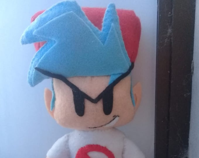 Boyfriend Plush - Friday Night Funkin Game - Etsy