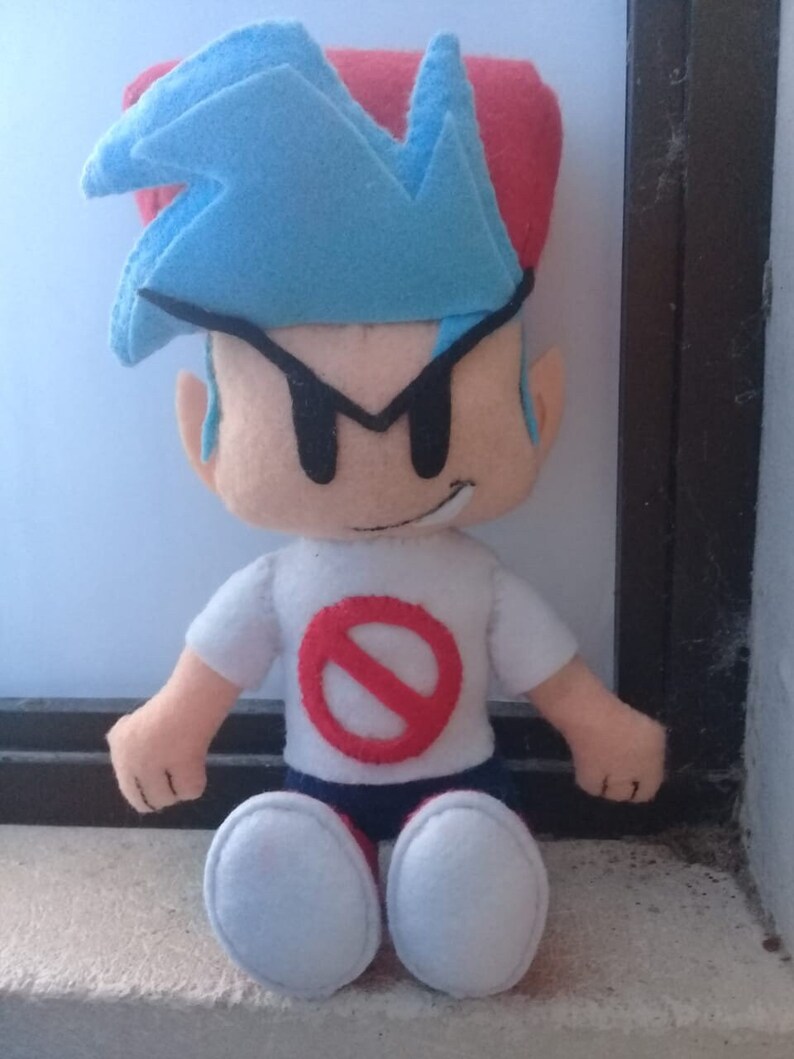 Boyfriend Plush Friday Night Funkin Game - Etsy México