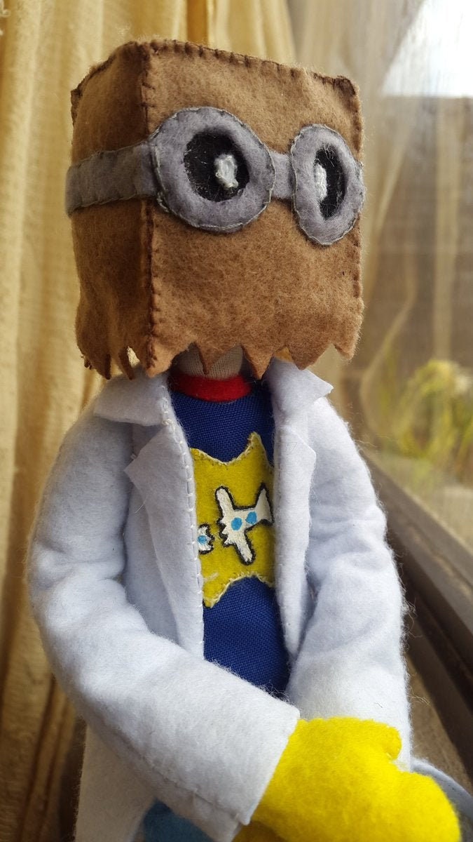 Dr Flug Plush - Villainous / Villanos - Cartoon Network - Etsy