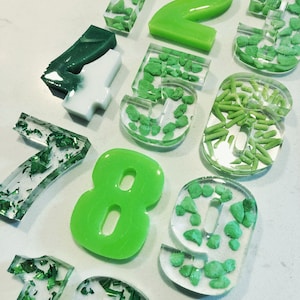 Resin Number Set, Number Set 1-10, Sensory Number Toys, Learning Toys ...