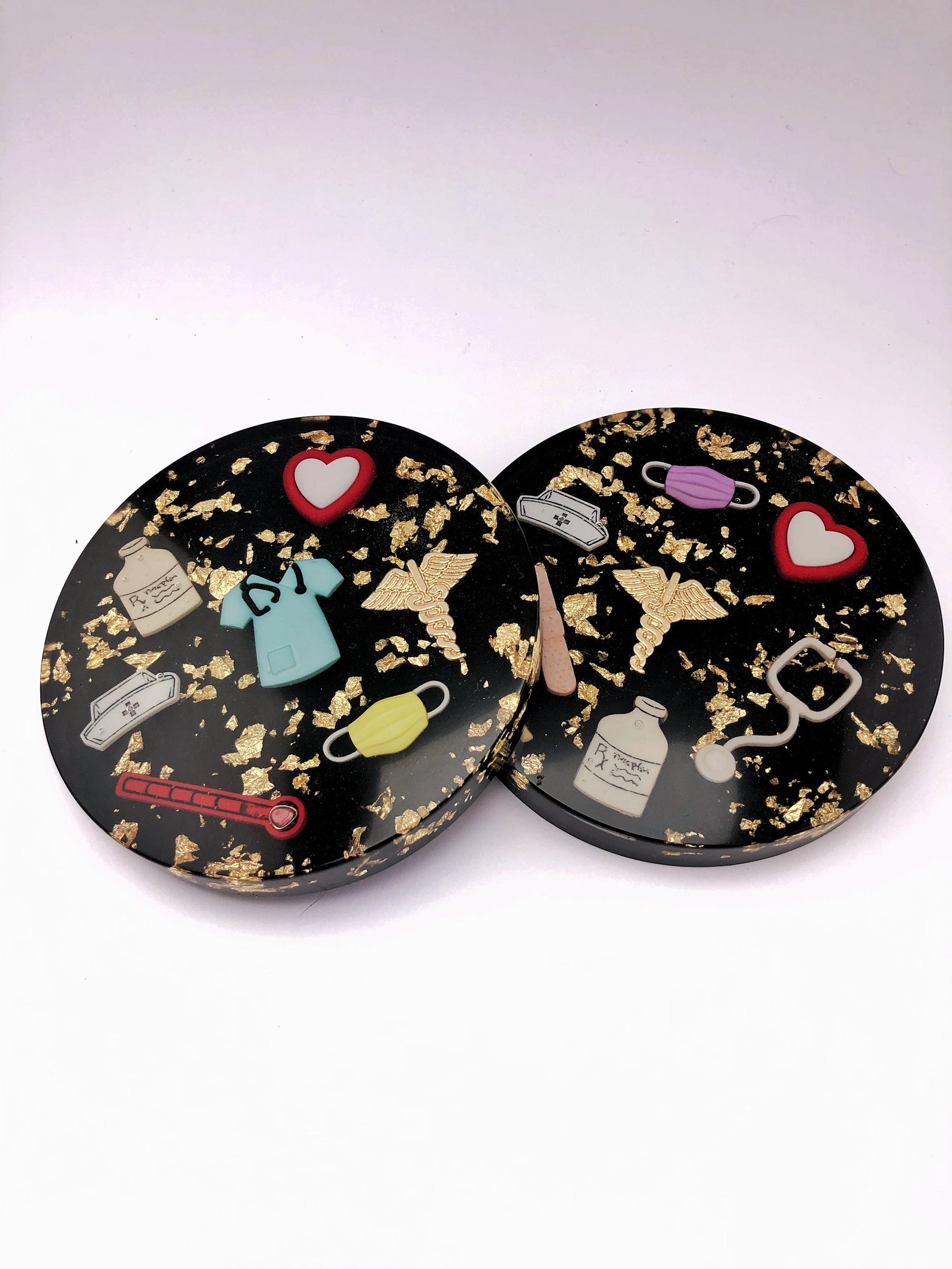 Healthcare Worker Nurse Coaster Doctor Coaster Resin | Etsy