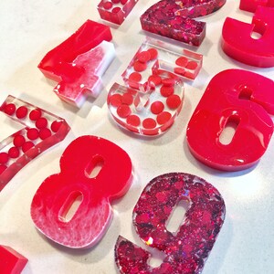 Resin Number Set, Number Set 1-10, Sensory Number Toys, Learning Toys ...