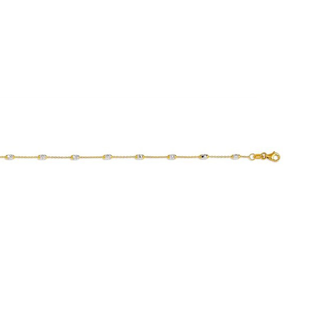 10K Gold Anklets Shimmers 7601A - Etsy