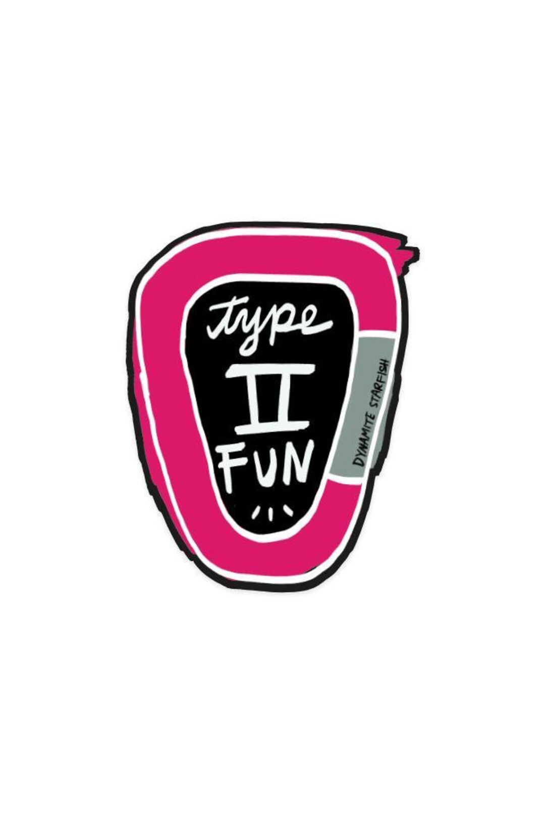 Type 2 Fun Carabiner — 2.5 X 3" Sticker - Etsy