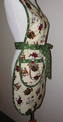 Apron for Women Handmade Holiday Winter Country Snowman - Etsy