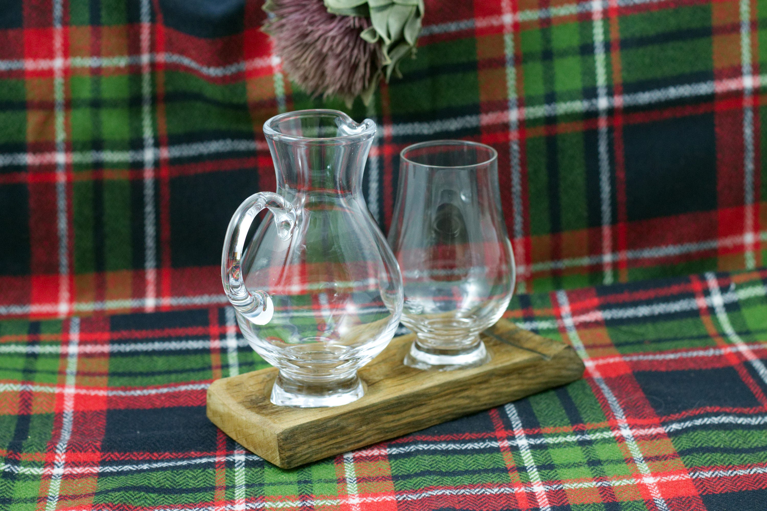 Hand Made Whisky Barrel Stave With Glencairn Water Jug and Whisky Nose ...