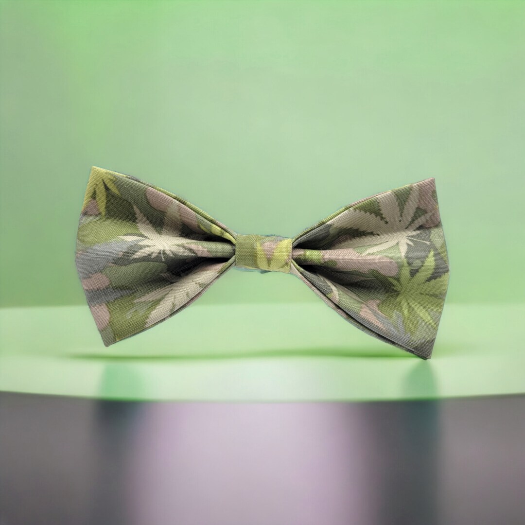Marijuana/weed Novelty Pet Dog Bow/bow Tie for Dogs, Cats or Humans ...