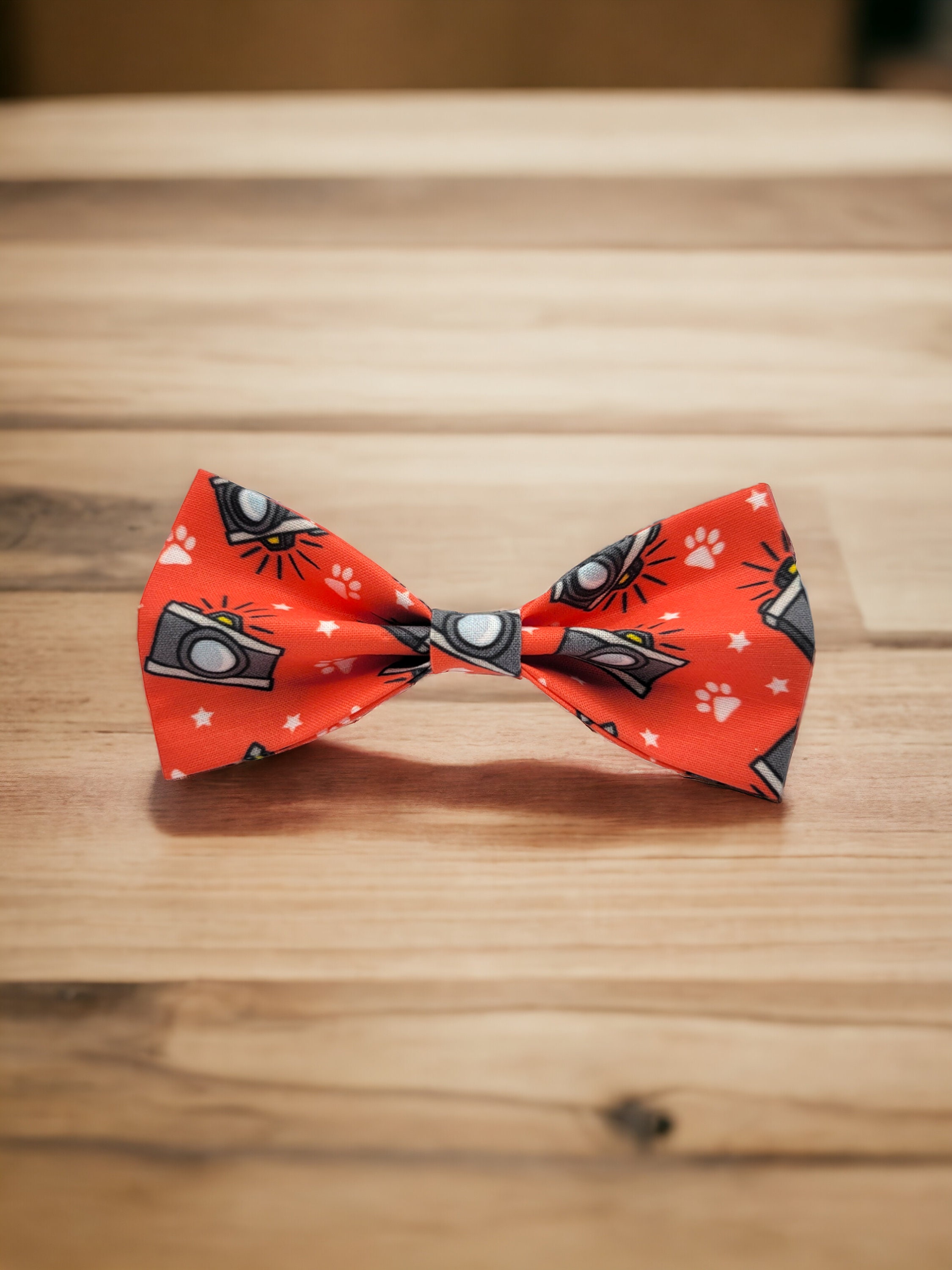 Red Puparazzi Cameras Pet Bow/bow Tie for Dogs, Cats or Humans With ...