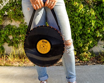 Record purse | Etsy