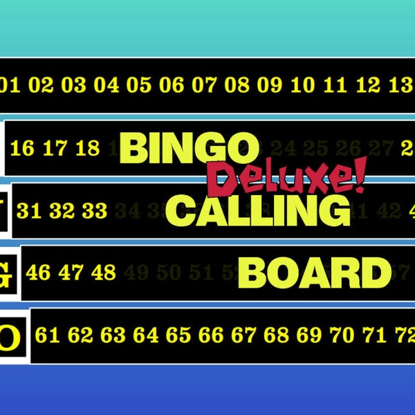 Bingo Deluxe Calling Board - Etsy